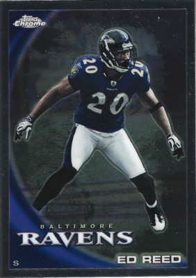 2010 Topps Chrome Ed Reed Card #C192 🏈🔥HOF'er🔥🏈 | eBay