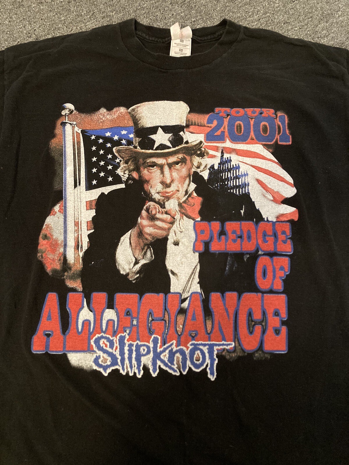 Slipknot/SOAD 2001 Pledge of Allegiance Tour Shirt (X… - Gem