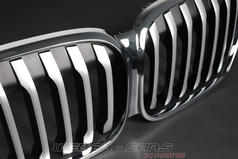 51138493451 Kühler Grill Ziergitter Front X-LINE Stoßstange BMW X1 F48 ...