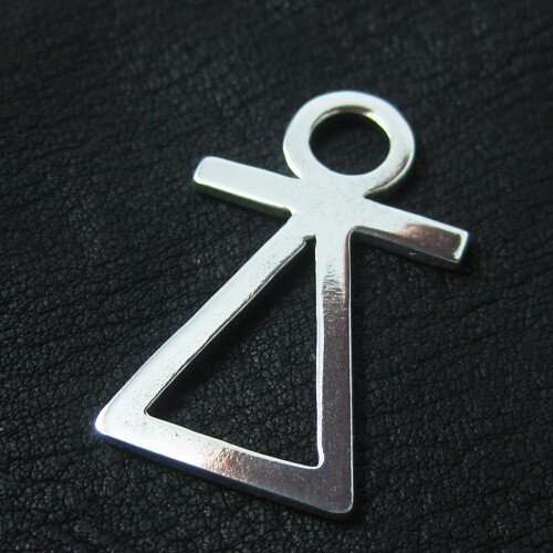 925 Silver Phoenician Tanit Goddess Amulet. Historical Reenactment ...