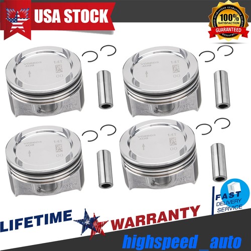 Engine Pistons & Rings Kit For Chery Cruze Sonic Trax Encore L4 1.4L ...