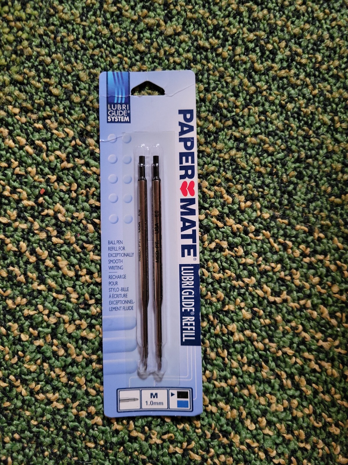 2+Paper+Mate+49324+Lubriglide+1.0+Medium+Black+Refills+PhD+Profile ...