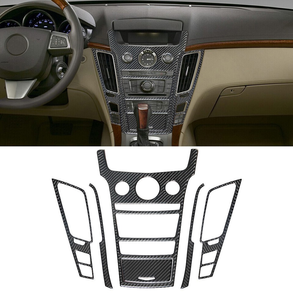 31pcs For Cadillac CTS 2008-13 Carbon Fiber Whole Interior Trim Set | eBay