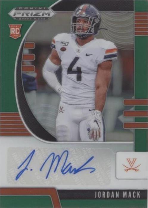 2020 Panini Prizm Draft Picks - Draft Picks Rookies Jordan Mack #180 ...