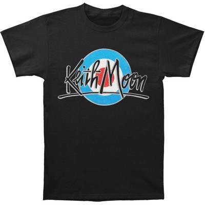 Men's Who Keith Moon Mod Target (Black) Slim Fit T-shirt Large Black | eBay