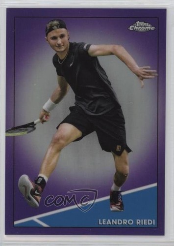 2021 Topps Chrome Purple Refractor /199 Leandro Riedi #82 Rookie RC | eBay