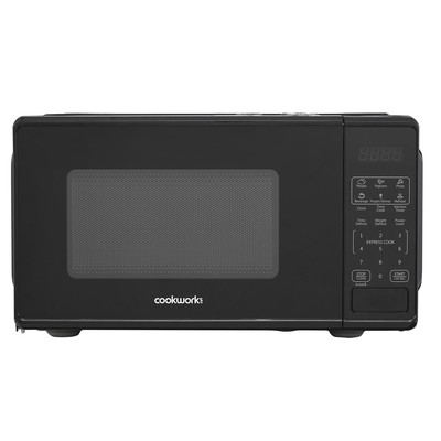 Microwave Black Cookworks 700W Digital 6 Programme 17L 24 x 45 x 32 cm ...