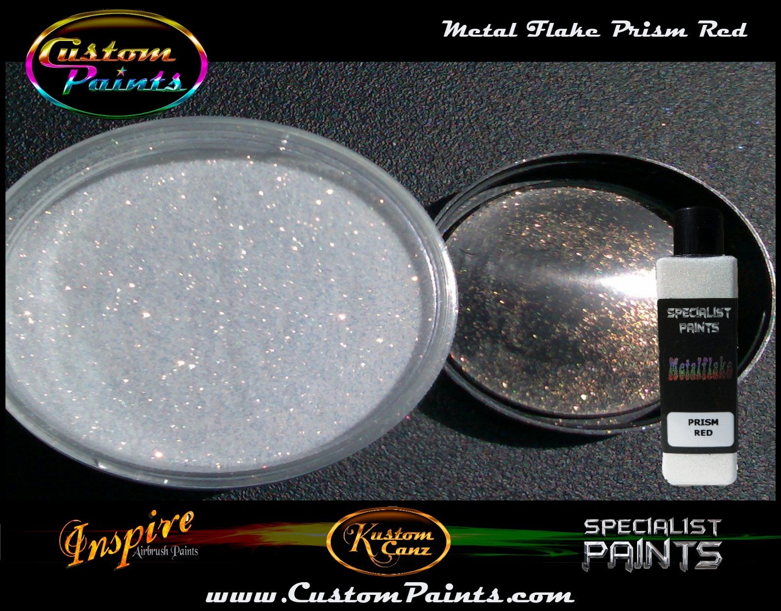 Prism Metal Flake - RED - Premium Quality, Auto Grade, Custom Paint | eBay