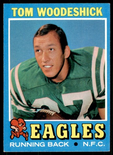1971 Topps Tom Woodeshick A Football Cards #40 | eBay