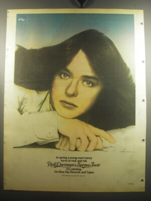 1975 Rick Derringer's Spring Fever Album Ad - In Spring a young man's ...