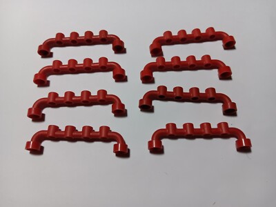 LEGO BULK LOT OF 8 RUST RED FENCE BARS WITH STUDS 1X6 #4873 | eBay