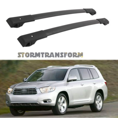US Stock Pair Cross Bar for Toyota Highlander 2007 - 2013 Roof Rack ...