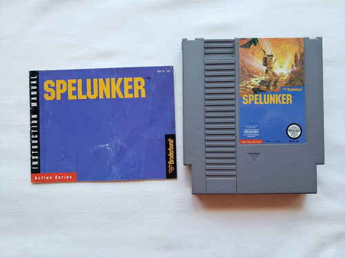 Nes Spelunker + Manual | eBay