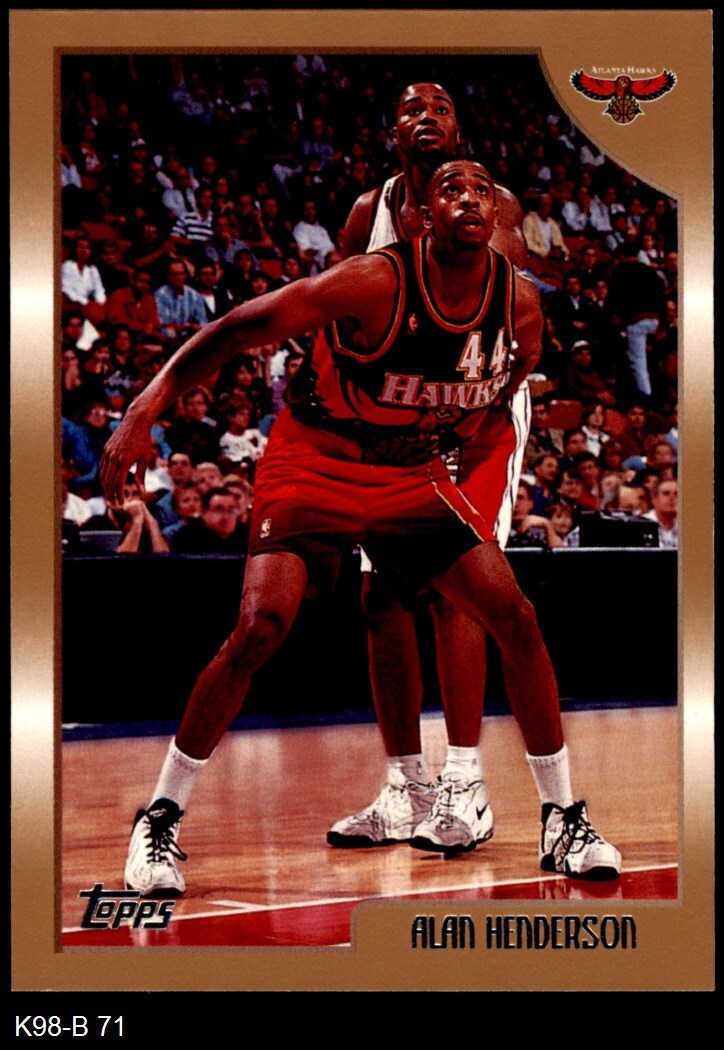 1998 Topps #71 Alan Henderson Hawks 8 - NM/MT | eBay
