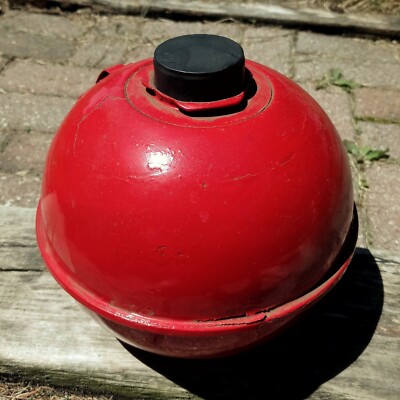 Vintage Red Construction Flare Smudge Pot | eBay