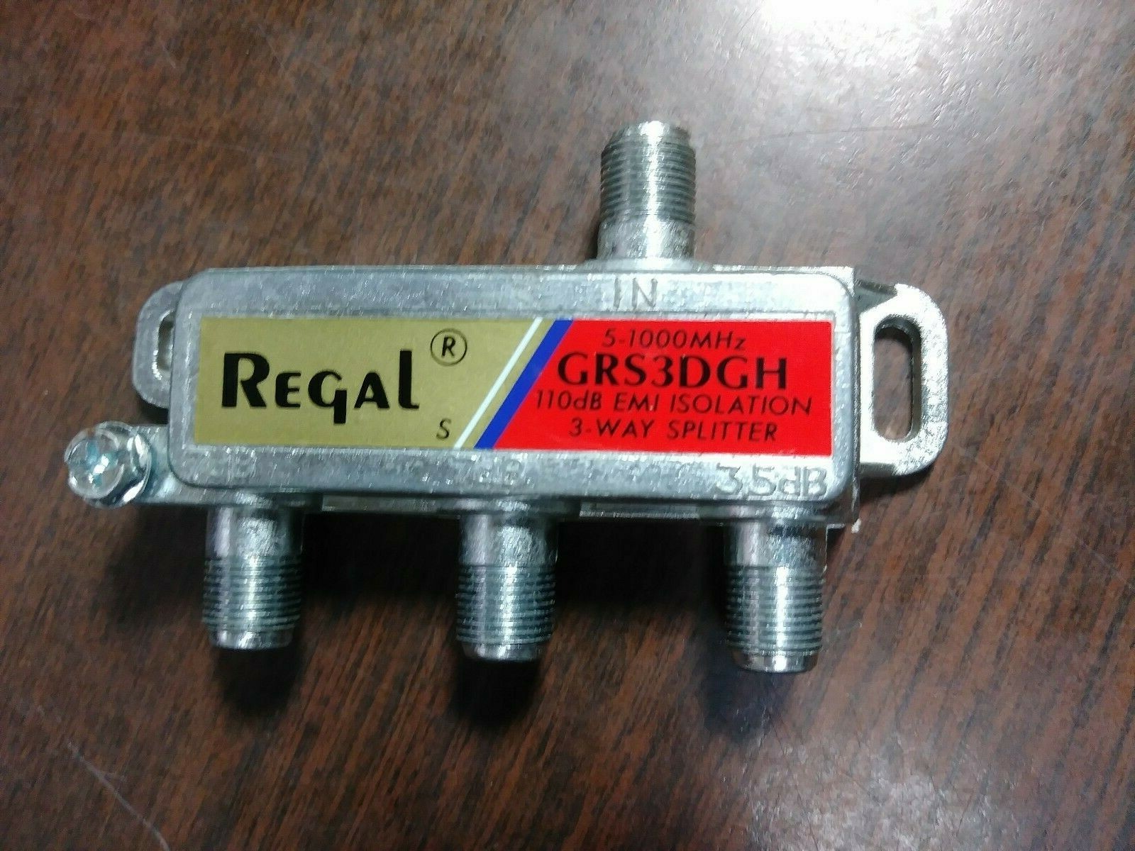 REGAL GRS3DGH 3 WAY HORIZONTAL COAXIAL SPLITTER 5 - 1000 MHz NEW LOT OF ...