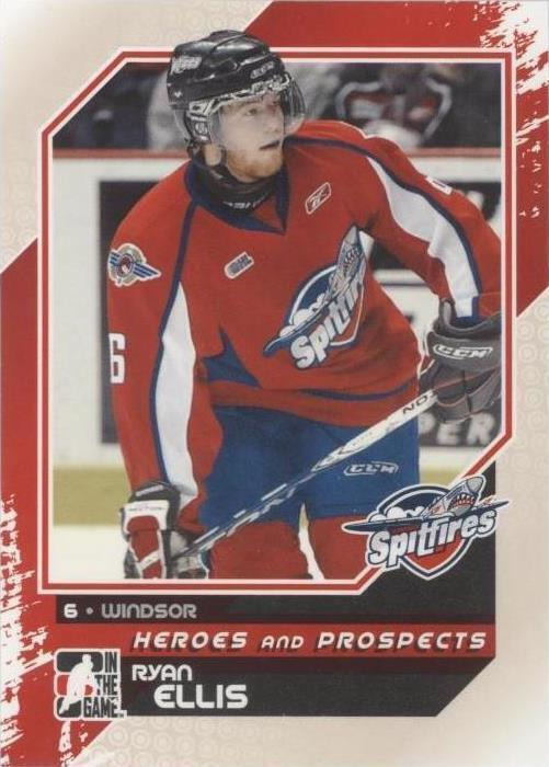 2010-11 In the Game Heroes and Prospects - Ryan Ellis #35 (RC) for sale ...