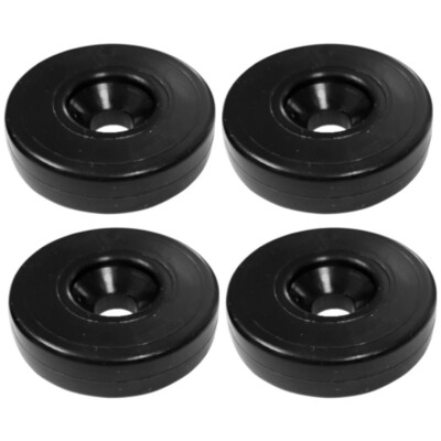 4x Screw on plastic feet riser glide protection leg base foot pad ...