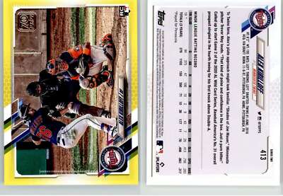 Alex Kirilloff 2021 Topps Series 2 Yellow #413 Twins RC Rookie | eBay