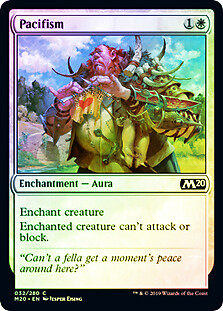 Pacifism FOIL Core Set 2020 / M20 MINT White Common MAGIC MTG CARD ...