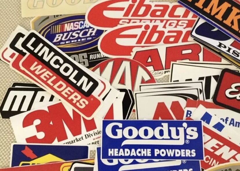 NASCAR Busch Series Original Team Decal Contingency Set Decals 2005 ...