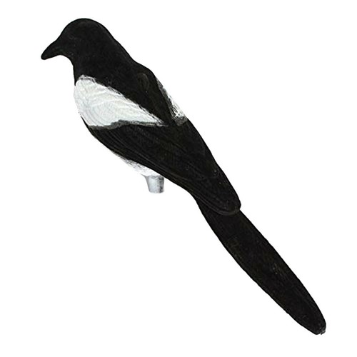 Artificial magpie shape decoy pigeon fright bird garden figurine decor ...