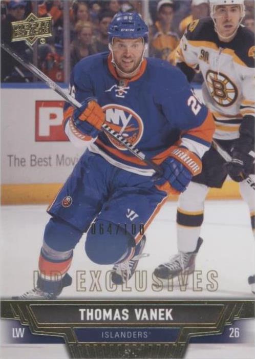 2013-14 Upper Deck - Thomas Vanek #433 UD Exclusives /100 for sale ...