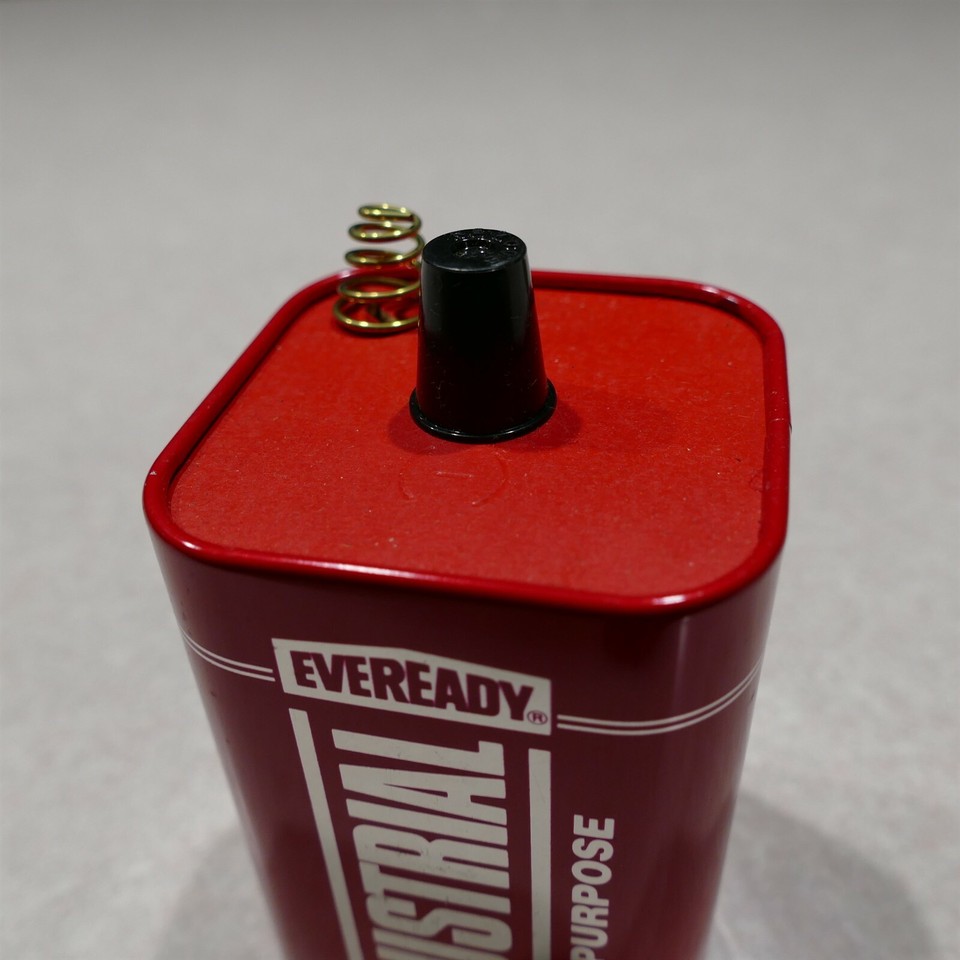 Vintage Eveready 6 volt Battery Industrial No. EV90 ~ Collectible (Old ...