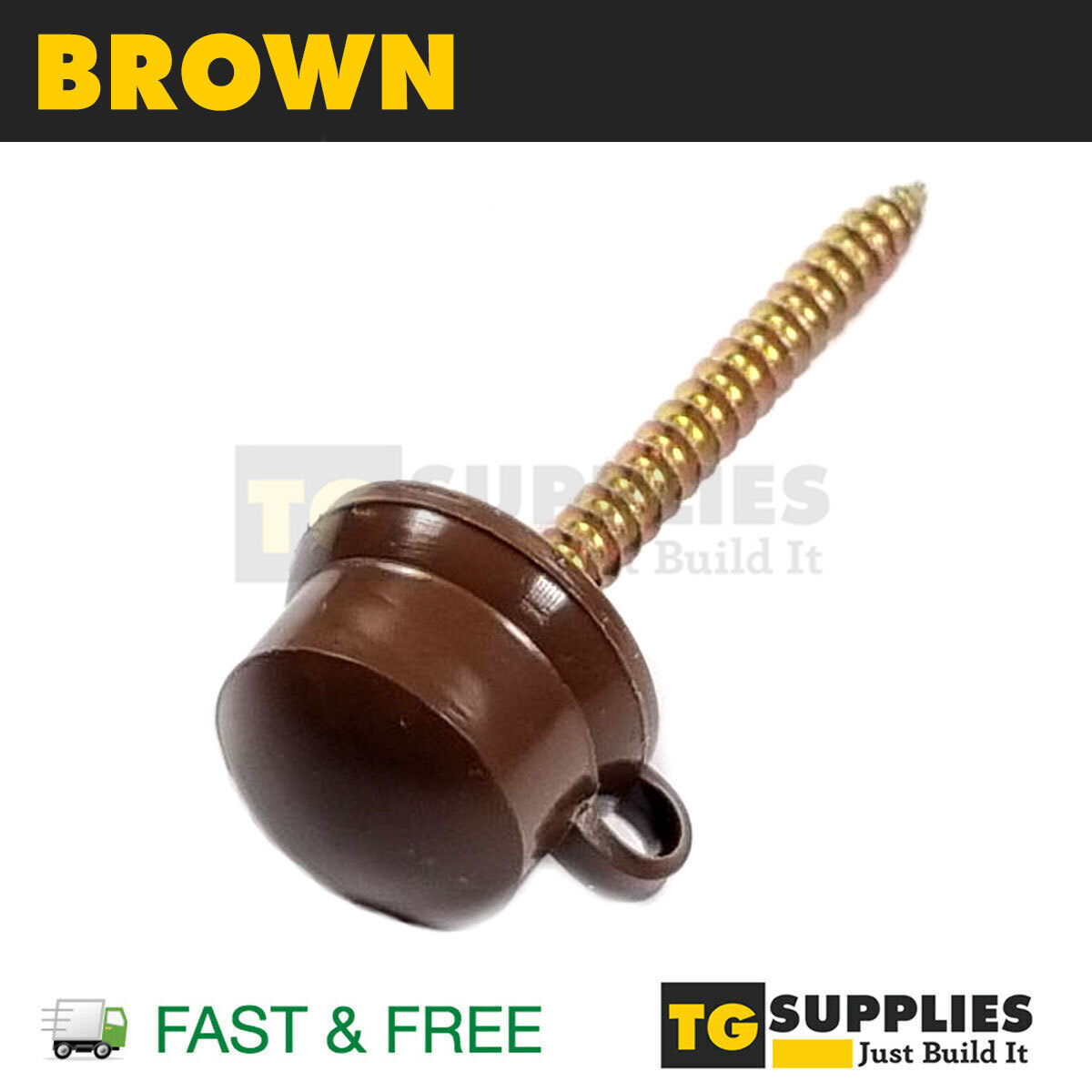 PVC Plastic Caps Fixings With Screws For Corrugated Roofing Sheets ...