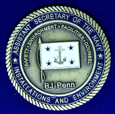 USN Assistant Secretary Of The Navy Installations Challenge Coin C-9 | eBay