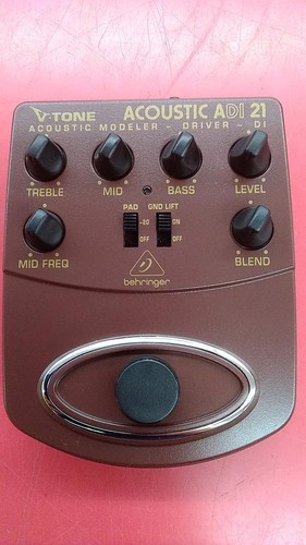 BEHRINGER: ADI21 V-TONE ACOUSTIC | Guitar Preamp Pedal Very Good ...