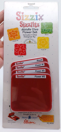 Flower Sizzix Sizzlits Die Set 38-9626 NEW! | eBay