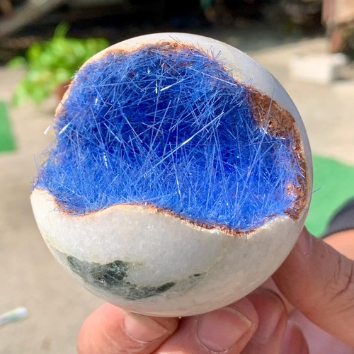 294G Rare iron ore Phosphorus Magnesium Mine Open Smile crystal ball ...