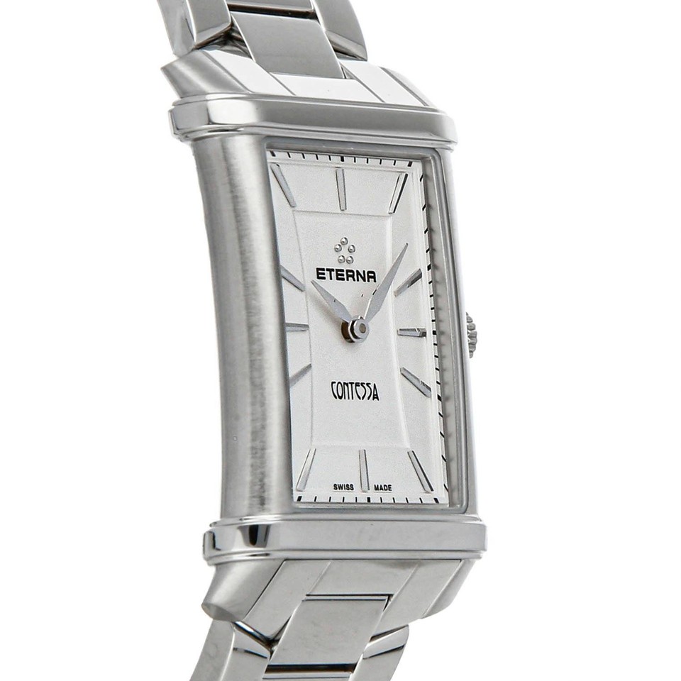 Eterna Contessa Steel Quartz Ladies Bracelet Watch 241041610264 | eBay