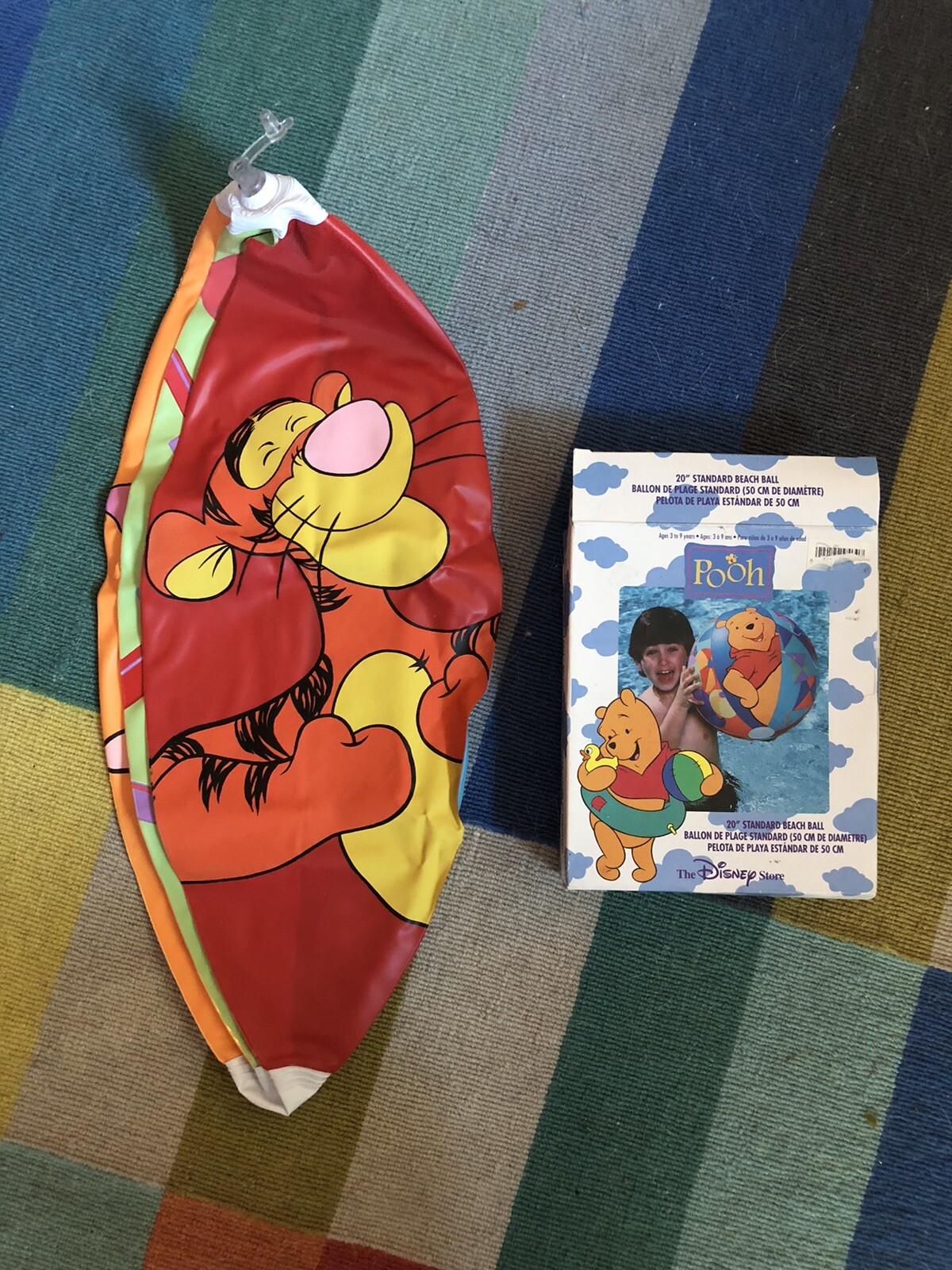 Vintage The Disney Store Winnie The Pooh Tigger Beach Ball 20” NEW | eBay