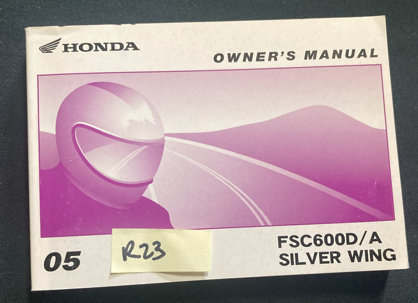 OEM HONDA 2005 SILVERWING SILVER WING FSC600D/A FSC 600 FSC600 OWNERS ...