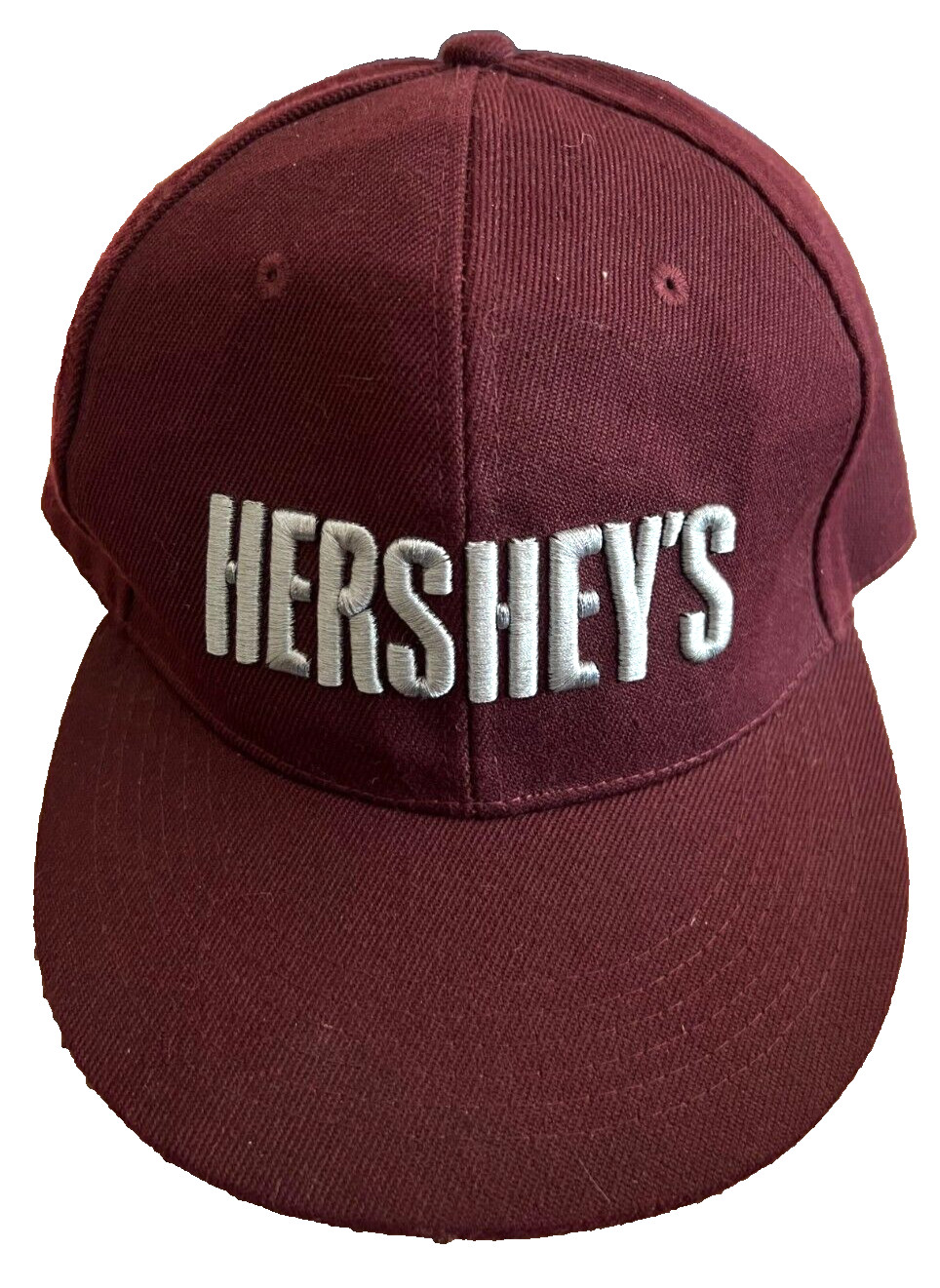 HERSHEY'S Chocolate Maroon Silver Embroidery Double s… - Gem