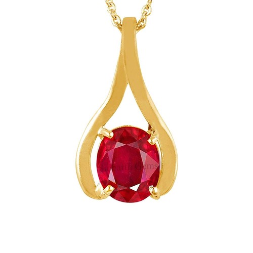 9.25 Ratti/A+ Quality Natural Ruby Manik Ashtadhatu Pendant/Locket ...