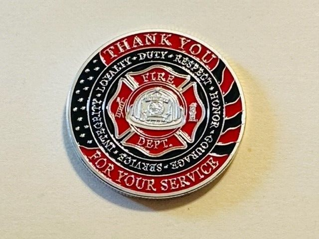 Army Challenge Coins Fire Department Custom Firefighter Challenge