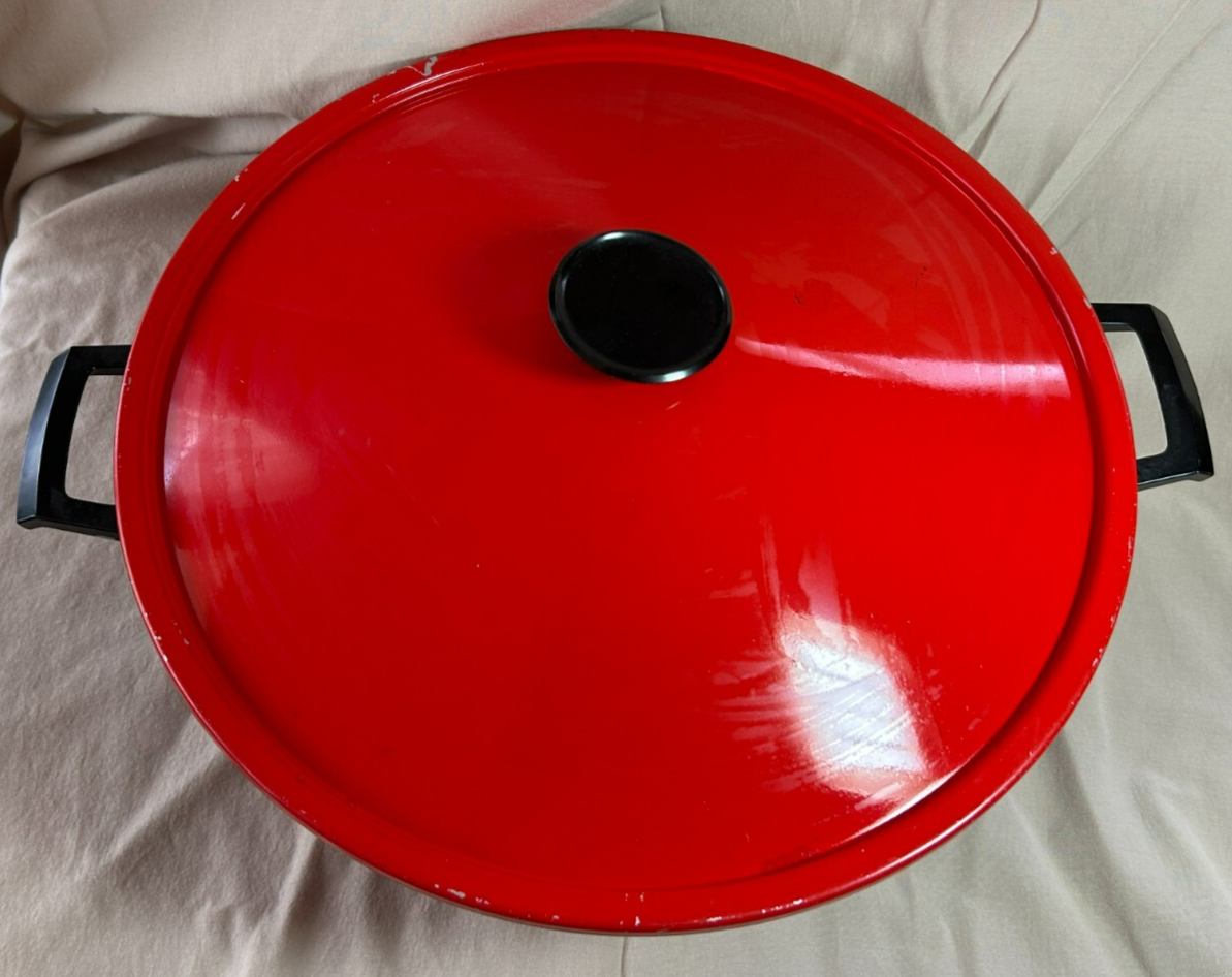 Vintage West Bend Electric Wok Red Made in USA Model 5109 W/ Cord ...