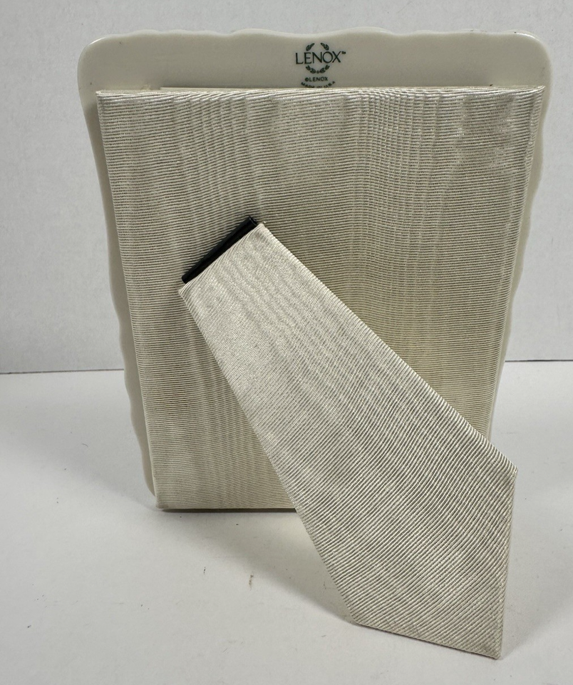 Vtg Lenox Mirage Photo Frame Portrait Gallery 3.5x5 Porcelain Ivory ...