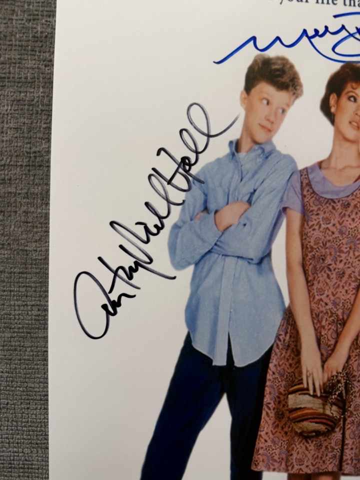 Sixteen Candles Poster Signed by Molly Ringwald & Anthony Michael Hall ...
