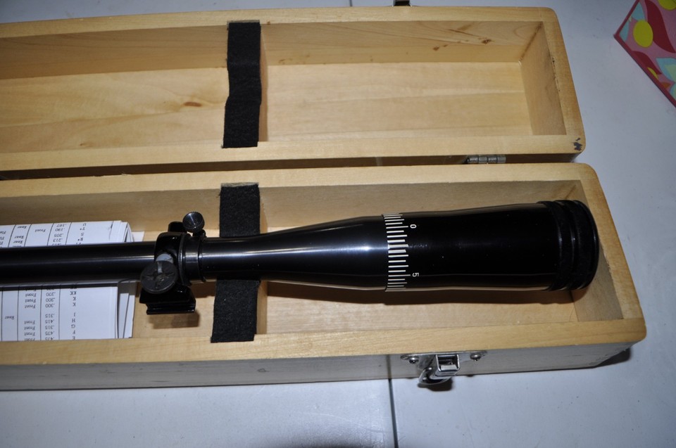 VINTAGE LYMAN SUPER TARGETSPOT 15X WITH SCOPE RINGS, END CAPS, ORIGINAL ...