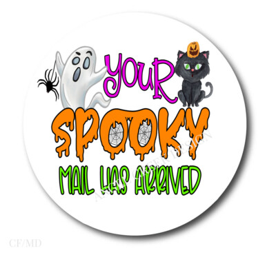 Your Spooky Mail Has Arrived Happy Mail Scrapbook Stickers Envelope ...