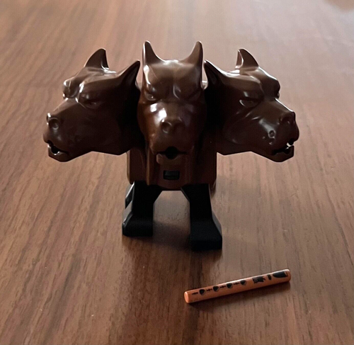 Lego Minifigure Harry Potter - Fluffy the Three Headed Dog & Flute ...
