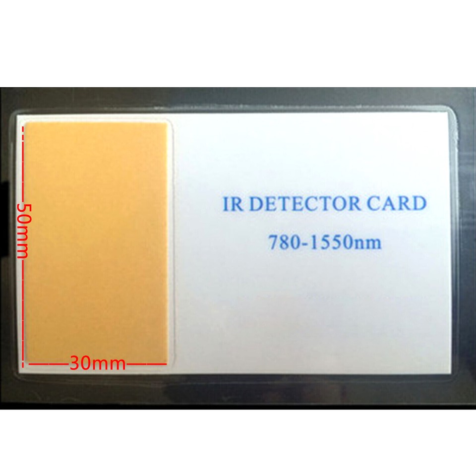 1pc Infrared Laser Display Photoreceptor Card Infrared Card 50*30mm | eBay