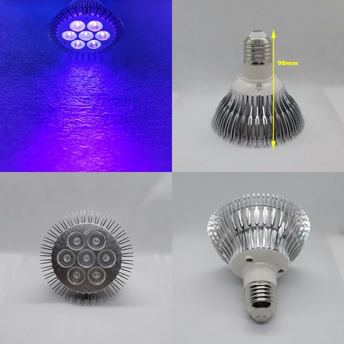 14W PAR30 Purple 415nm~420nm UV LED Lamp Spot Light Bulb for Curing E27 ...