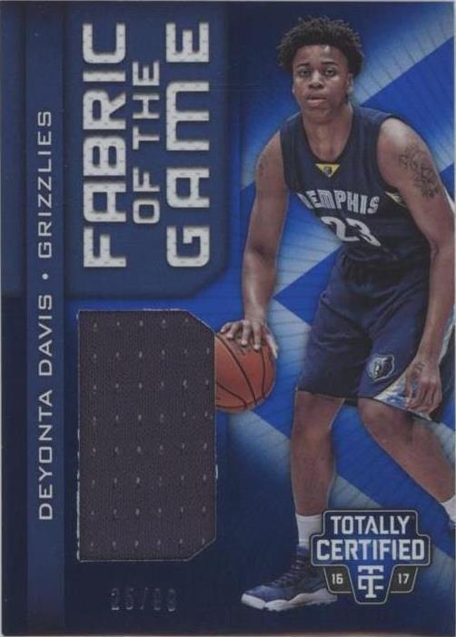 2016-17 Panini Totally Certified - Fabric of the Game Rookie Materials ...