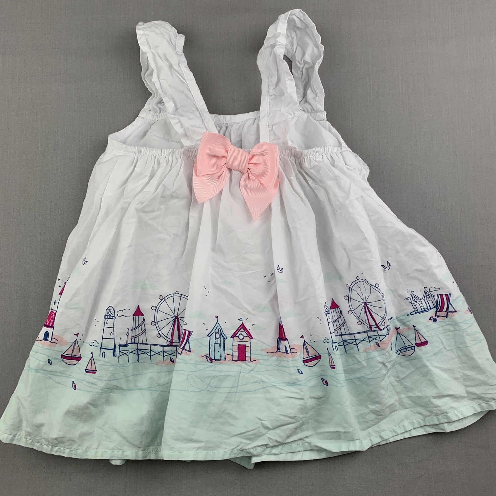 Girls size 0, Chelsea's Corner, lightweight cotton romper dress ...