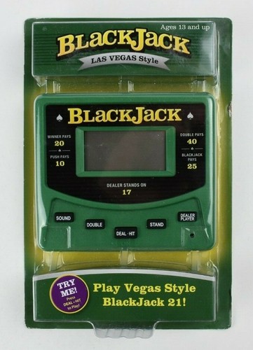 Electronic Handheld Las Vegas Style Blackjack Game New in Package NIP ...